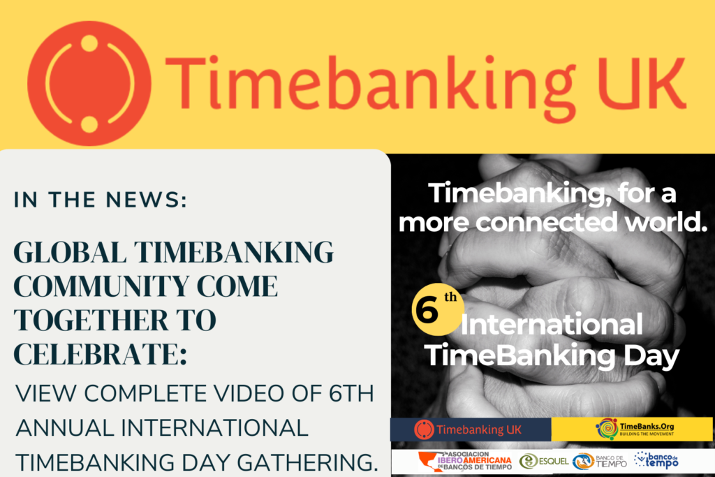 Welcome to the Timebanking UK website - Timebanking UK